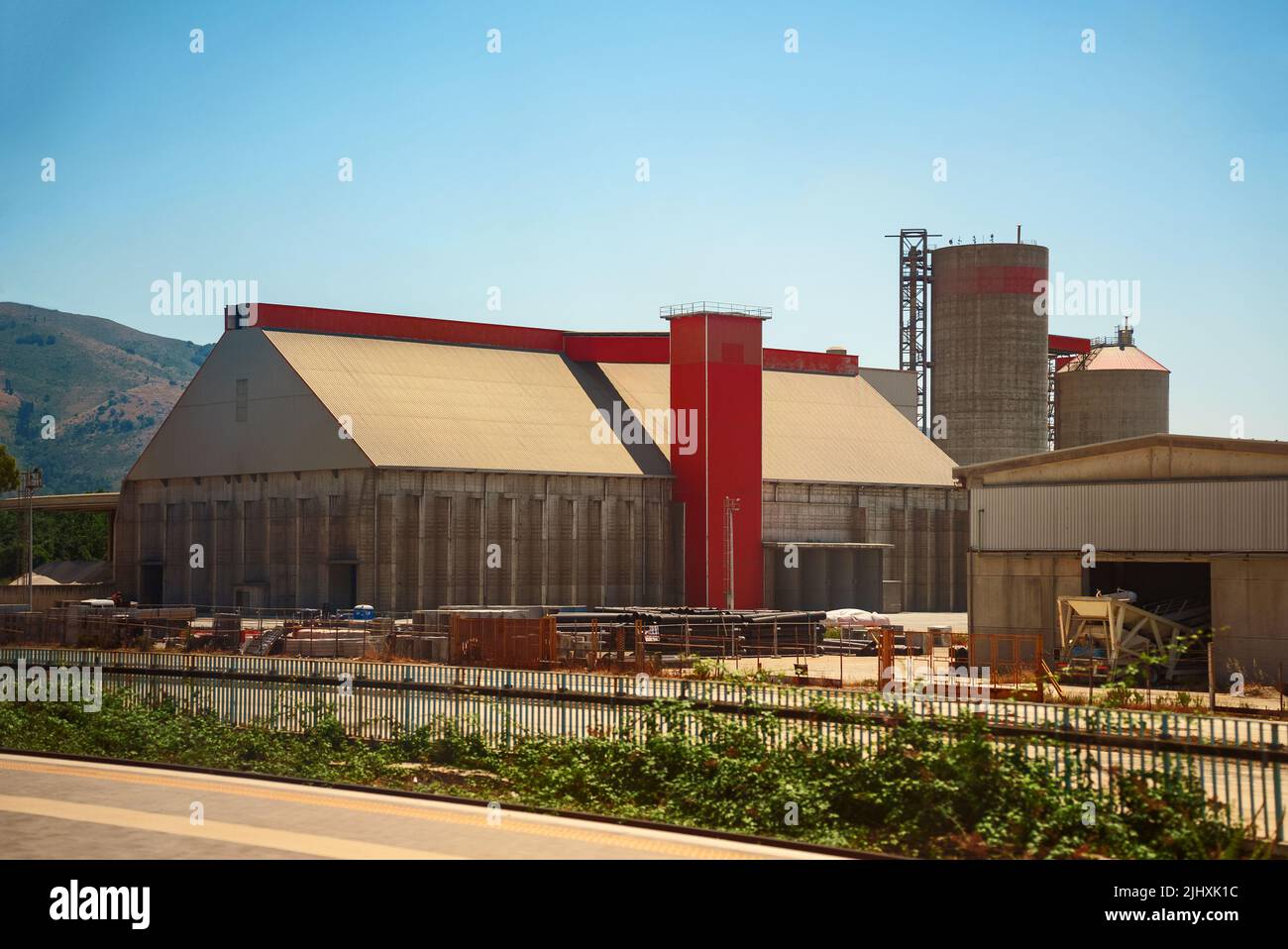 Cement factory in Lombardy, Italy Stock Photo - Alamy