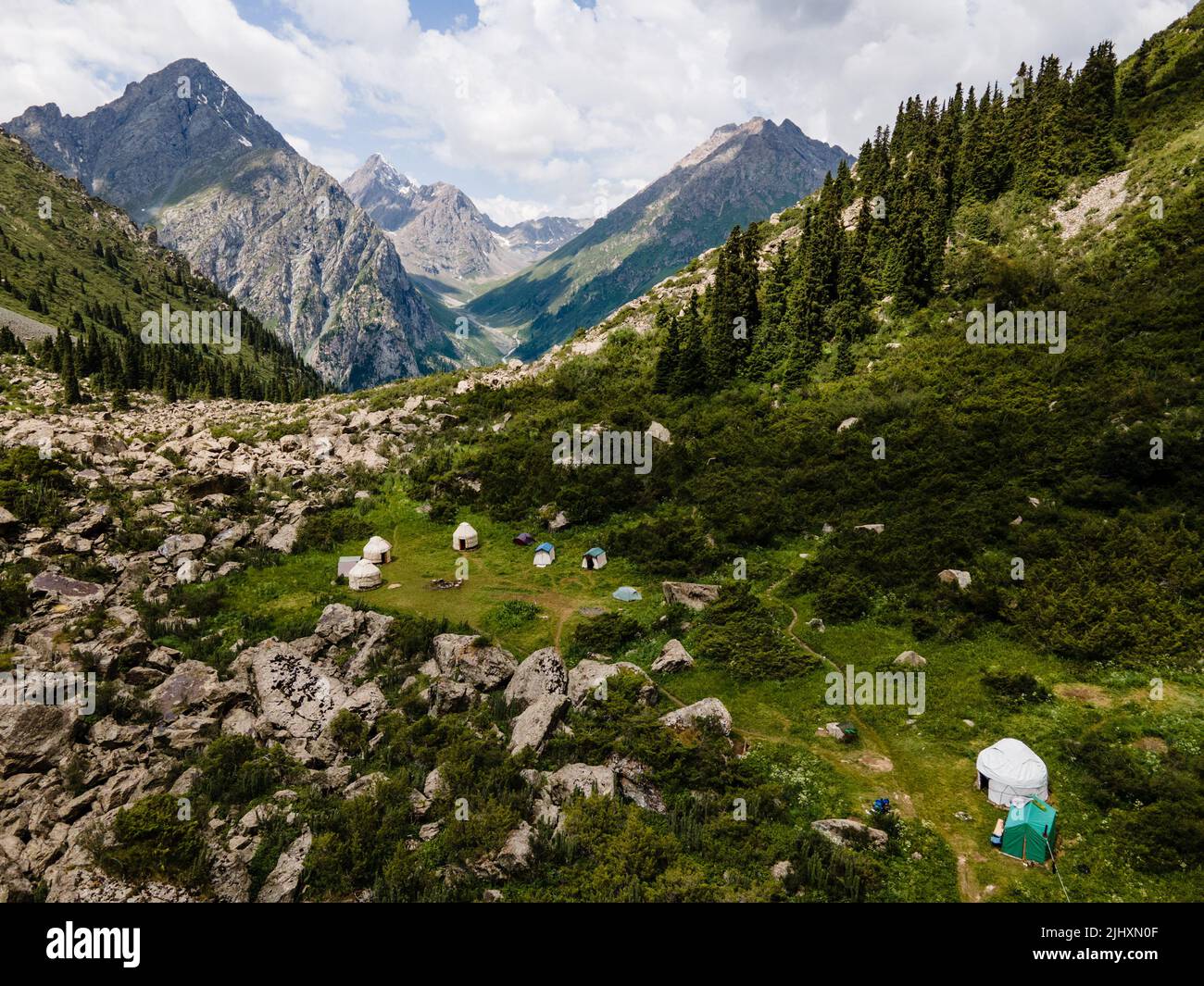 Trekking to Ala Kol Lake the Karakol National Park of Kyrgyzstan's ...
