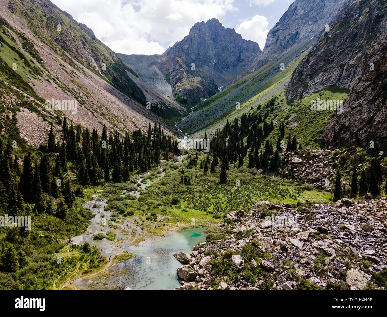 Trekking to Ala Kol Lake the Karakol National Park of Kyrgyzstan's ...
