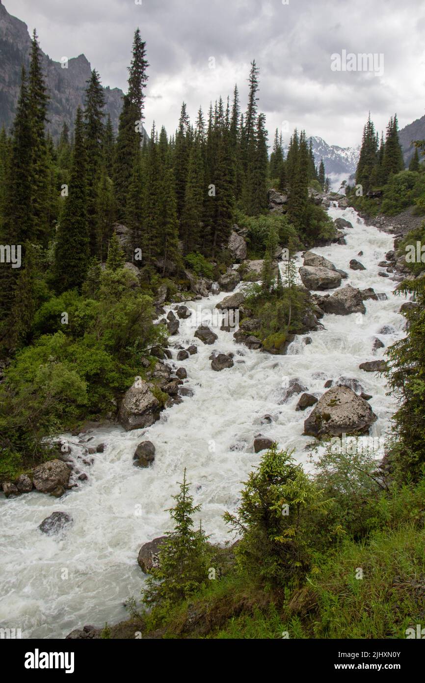 Trekking to Ala Kol Lake the Karakol National Park of Kyrgyzstan's ...
