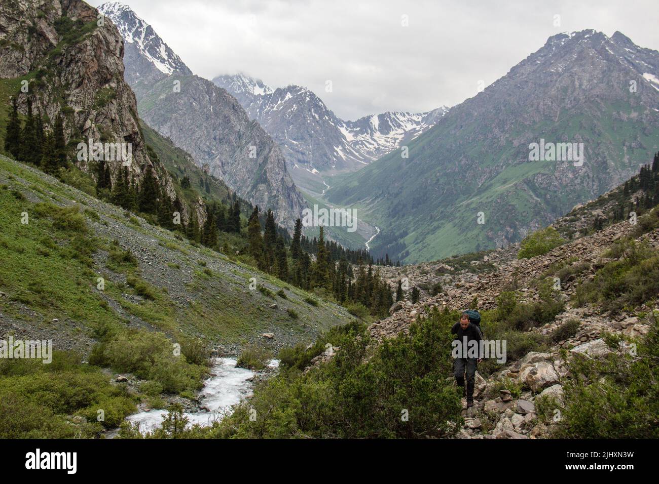 Trekking to Ala Kol Lake the Karakol National Park of Kyrgyzstan's ...