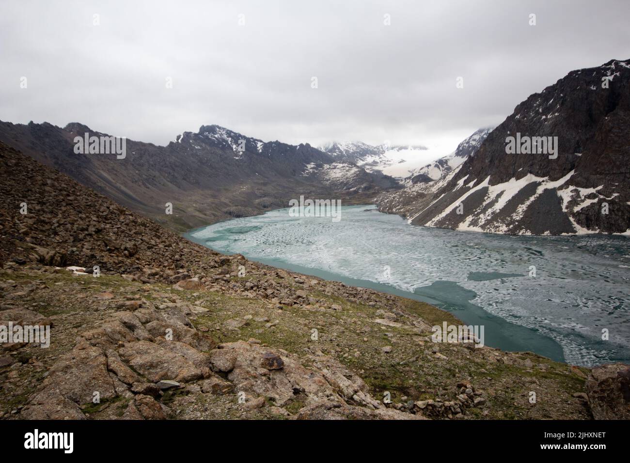 Trekking to Ala Kol Lake the Karakol National Park of Kyrgyzstan's ...