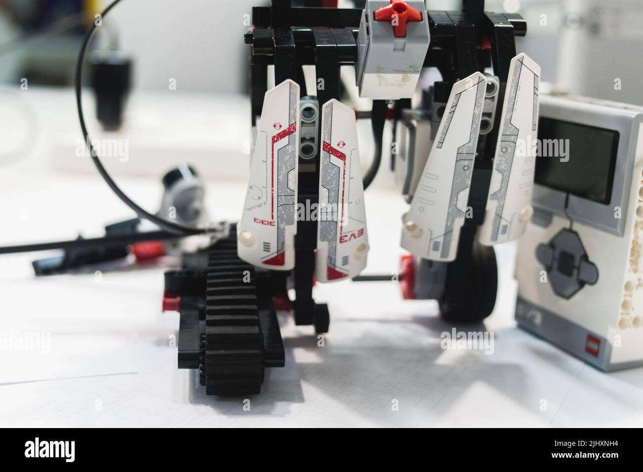 Lego Eve robotics mechatronics assembly concept Stock Photo - Alamy