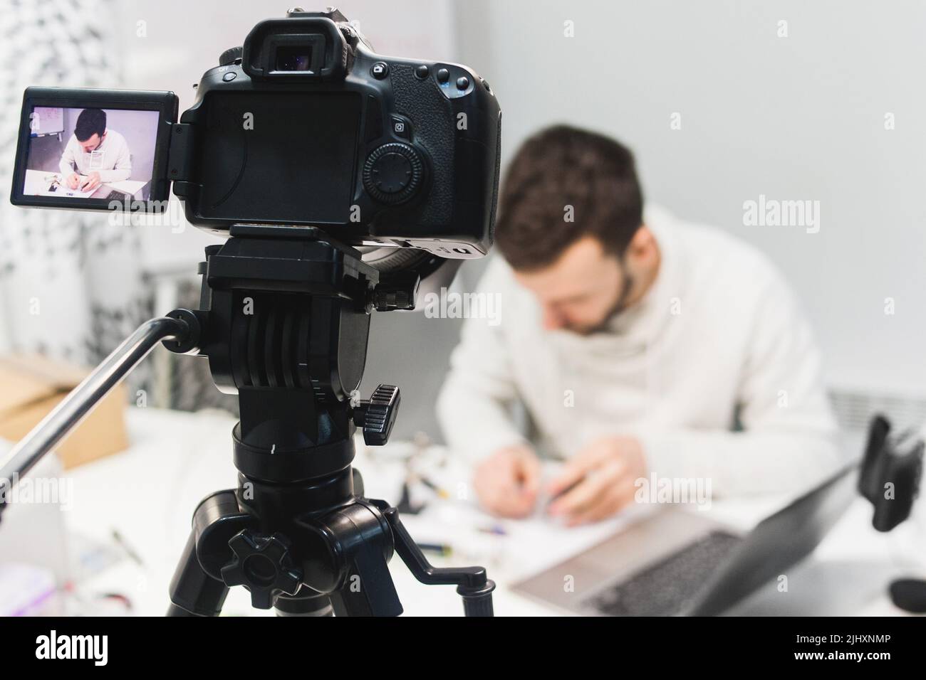 Filming backstage hi-res stock photography and images - Alamy