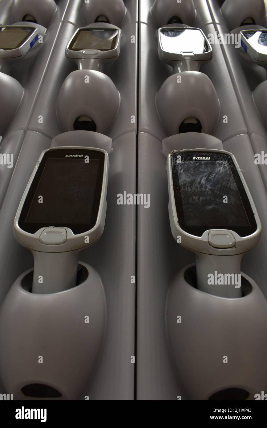 Tesco Extra Supermarket Self Service Scan As You Shop Hand Scanners ...