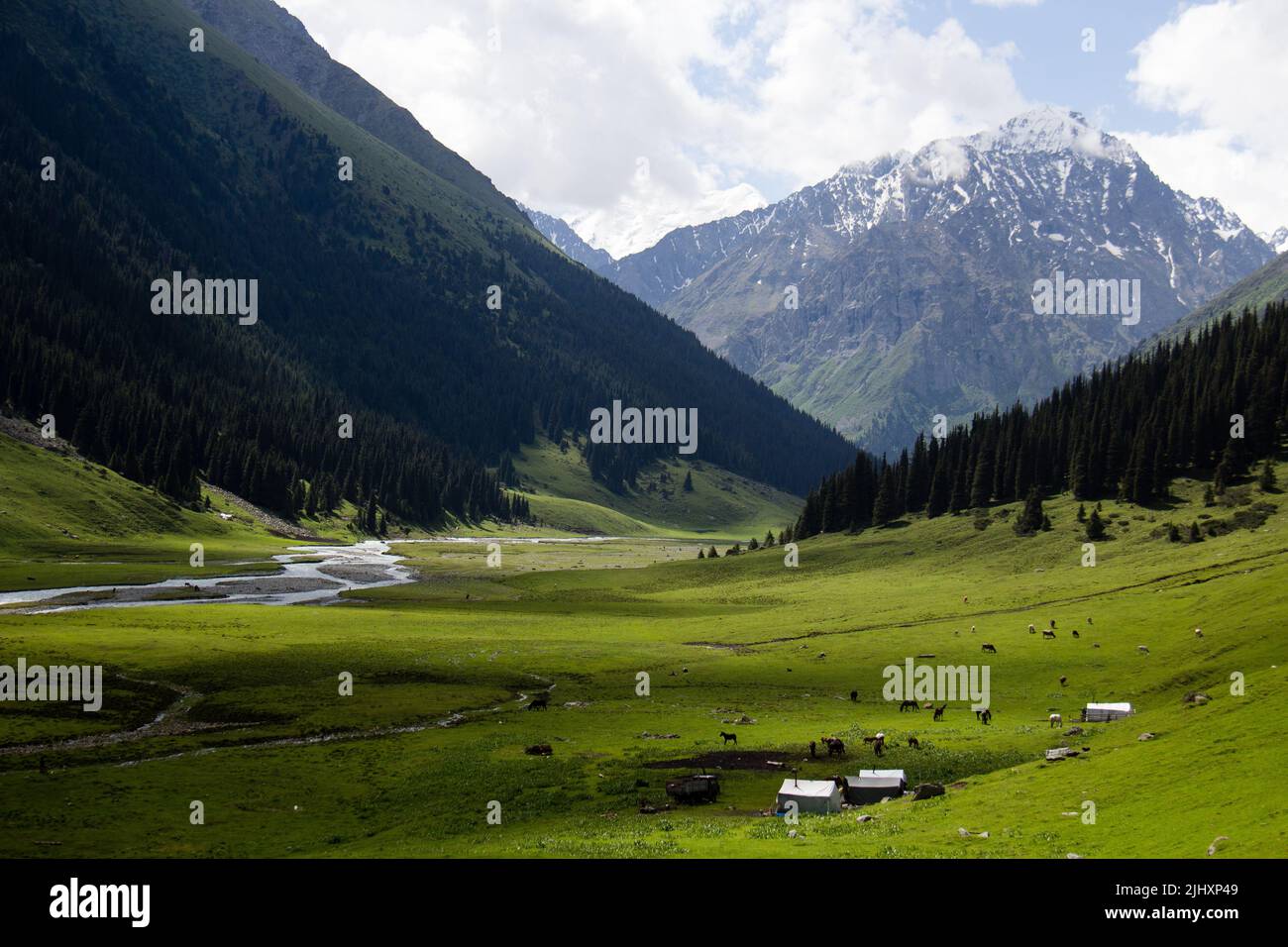 Trekking to Ala Kol Lake the Karakol National Park of Kyrgyzstan's ...