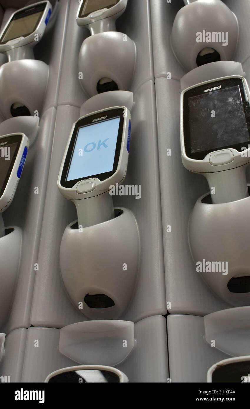 Tesco Extra Supermarket Self Service Scan As You Shop Hand Scanners ...