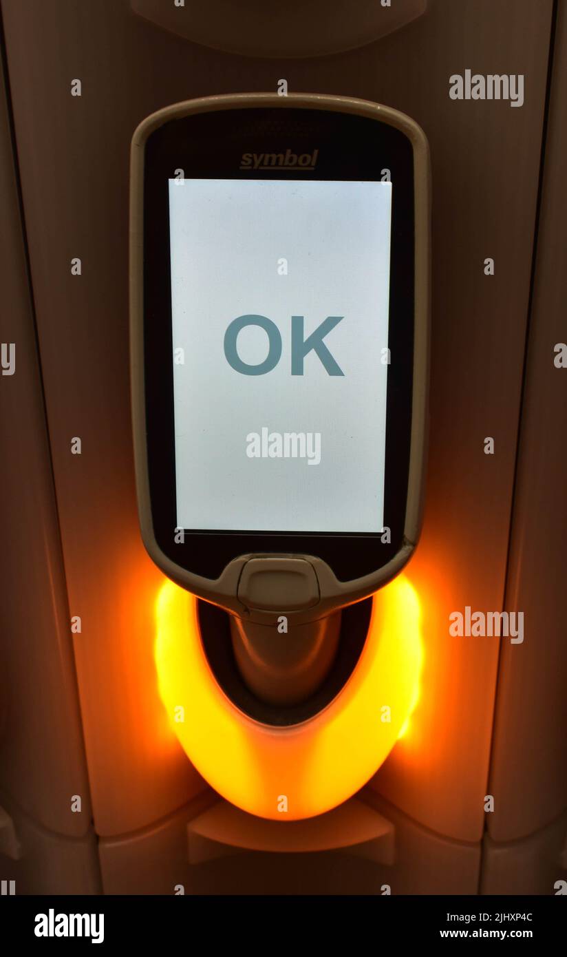 Tesco Extra Supermarket Self Service Scan As You Shop Hand Scanners ...