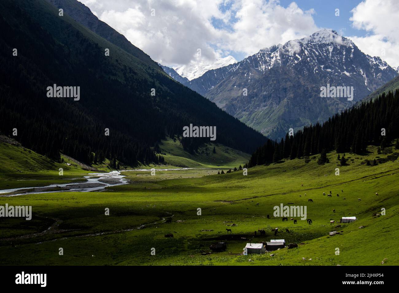 Trekking to Ala Kol Lake the Karakol National Park of Kyrgyzstan's ...
