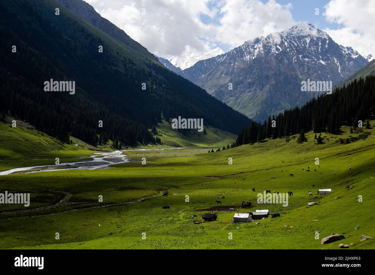 Trekking to Ala Kol Lake the Karakol National Park of Kyrgyzstan's ...