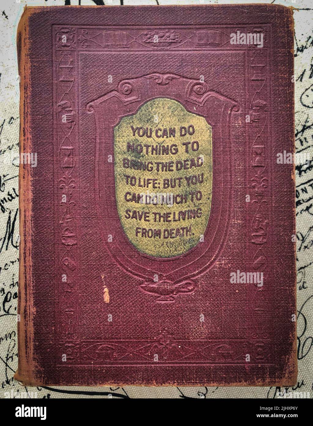 An antique medical book in a library Stock Photo - Alamy