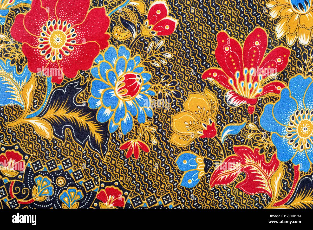 Batik sarong pattern background in Thailand, traditional batik sarong in Asian Stock Photo - Alamy