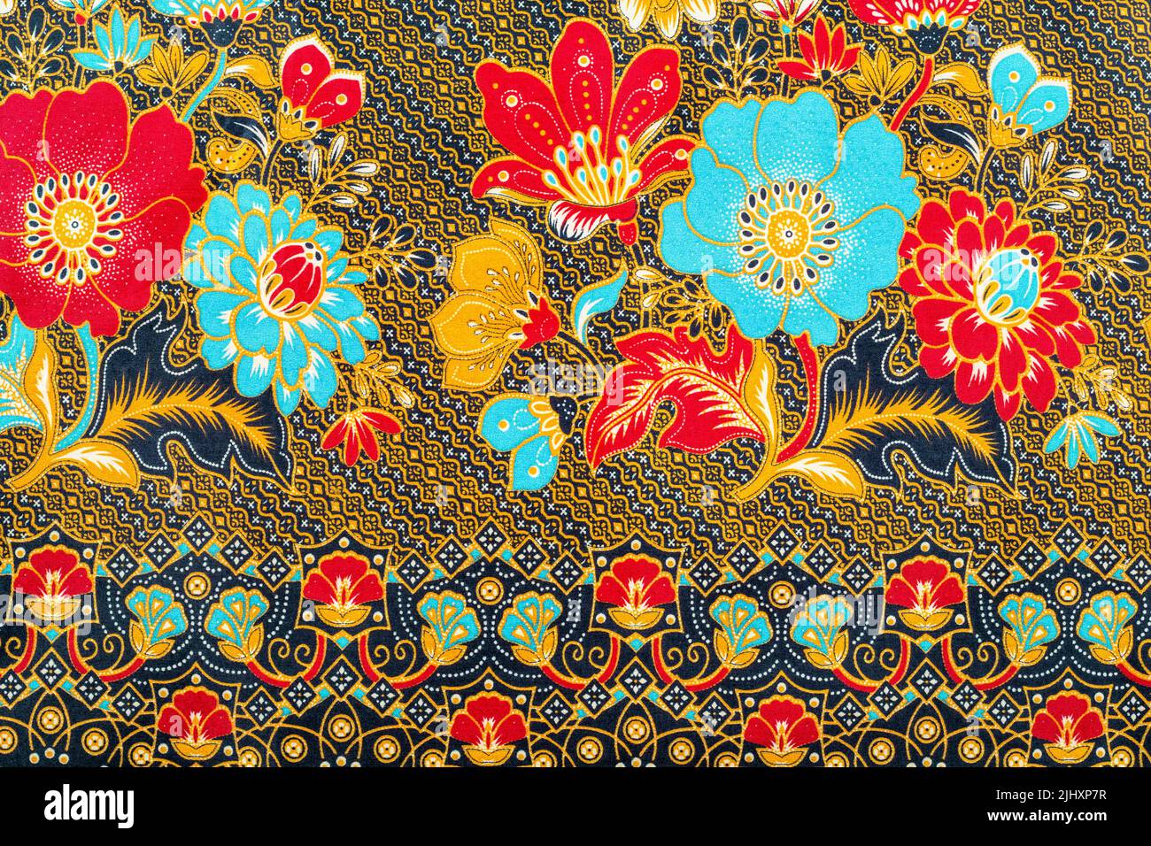 Batik sarong pattern background in Thailand, traditional batik sarong ...