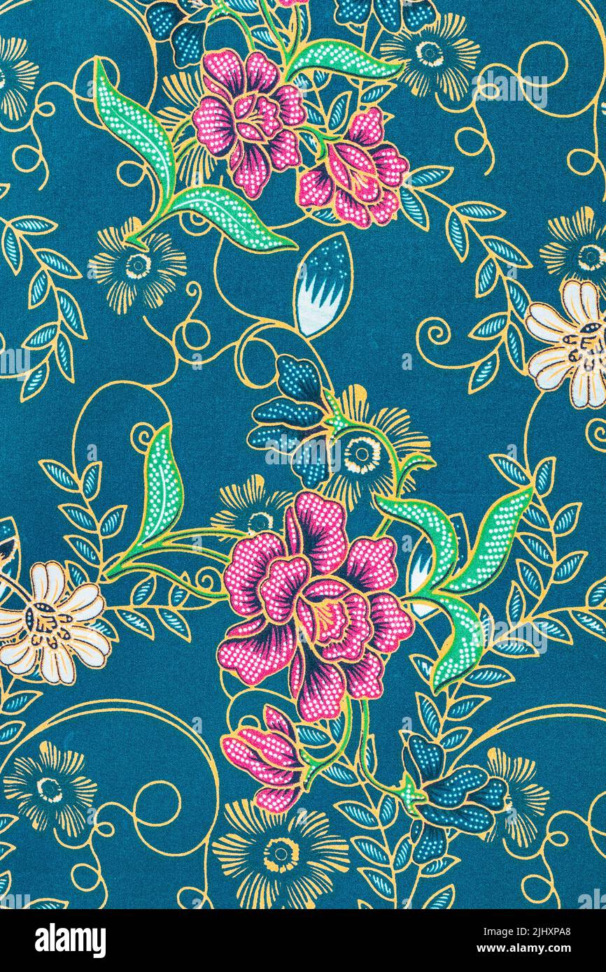 Batik sarong pattern background in Thailand, traditional batik sarong ...