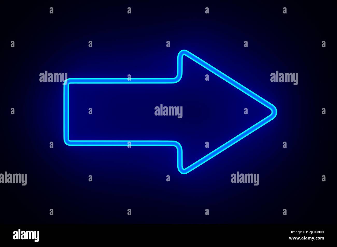 Neon light arrow hi-res stock photography and images - Alamy