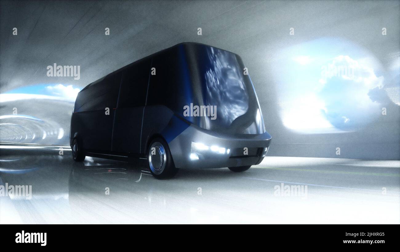 Futuristic sci fi tunnel bus hi-res stock photography and images - Alamy