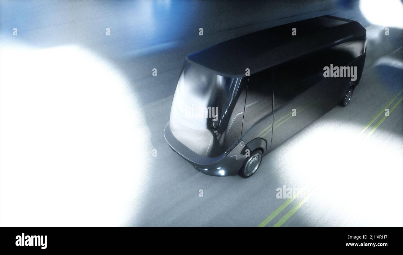 Futuristic sci fi tunnel bus hi-res stock photography and images - Alamy