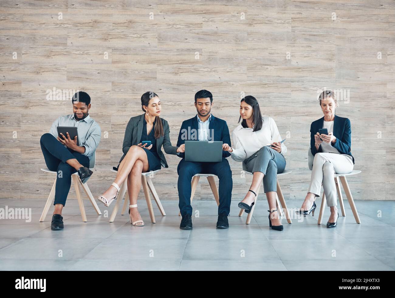 Our business cannot run without technology. Full length shot of a ...