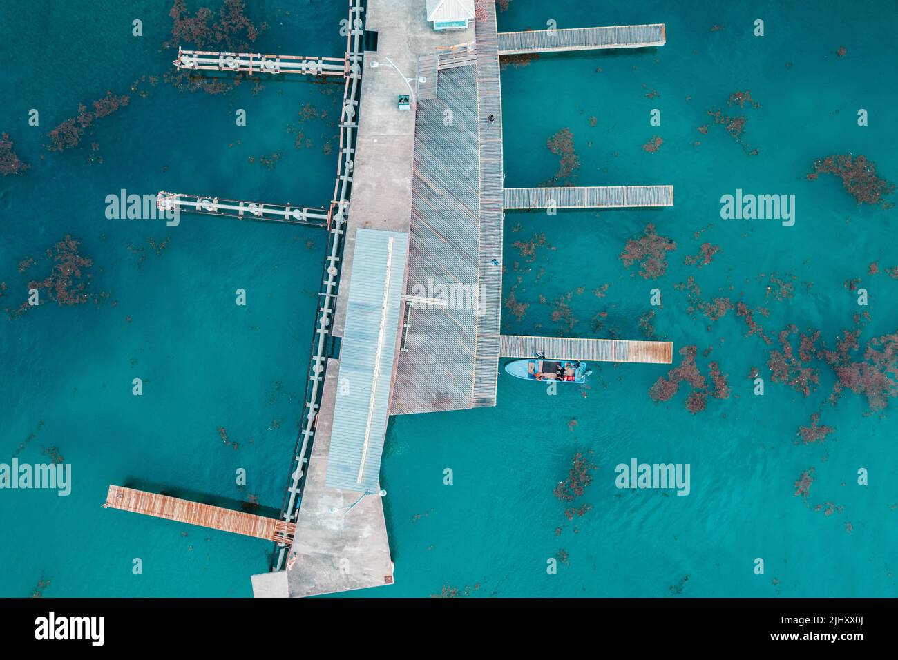 A top view of Beaches of Placencia in the Stann Creek District of ...
