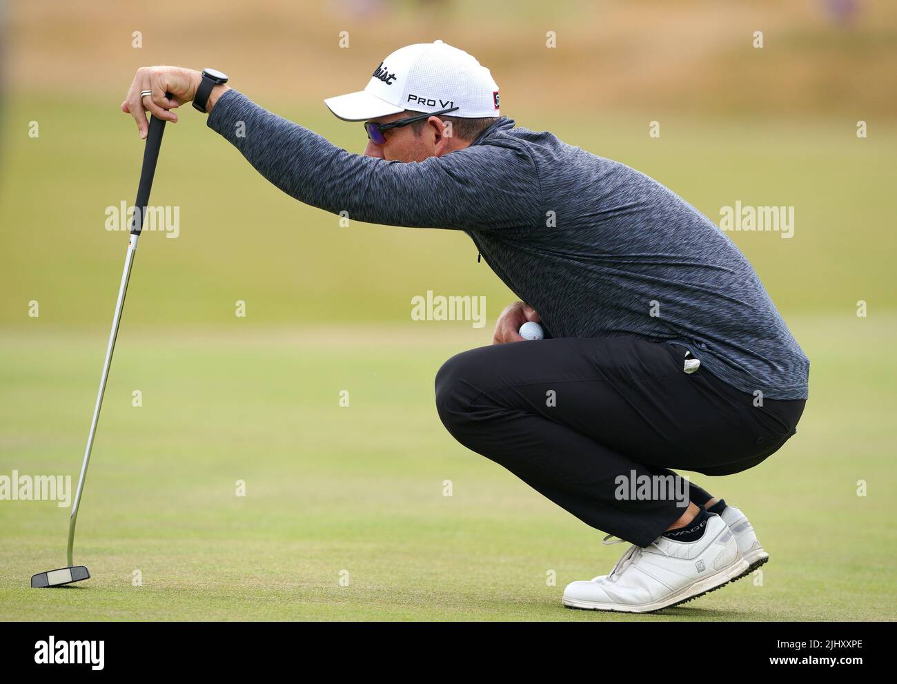 South Africa's Oliver Bekker on the 9th green (18th hole) during day ...