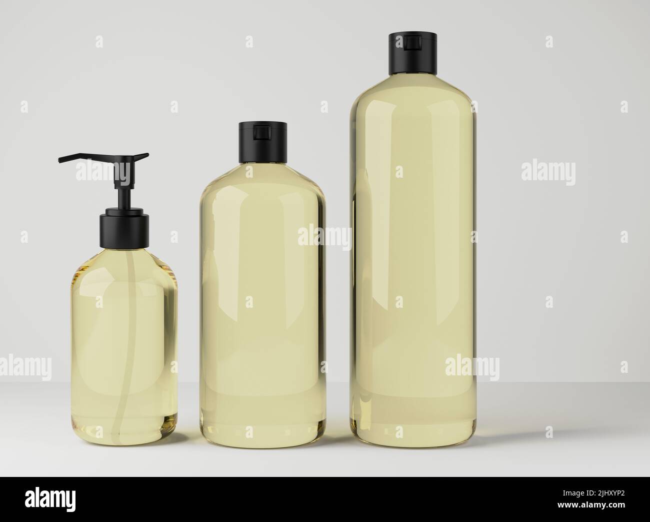 Soap shampoo conditioner hair body containers hi-res stock photography ...