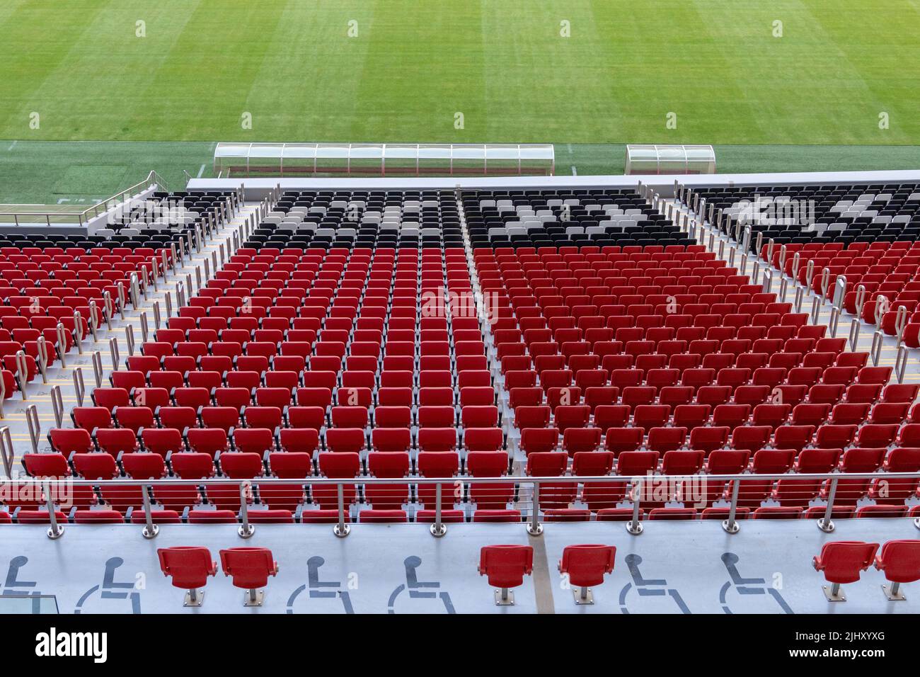 Inside Al Bayt stadium in Al Khor, Qatar, one of the 8 venues for 2022 ...