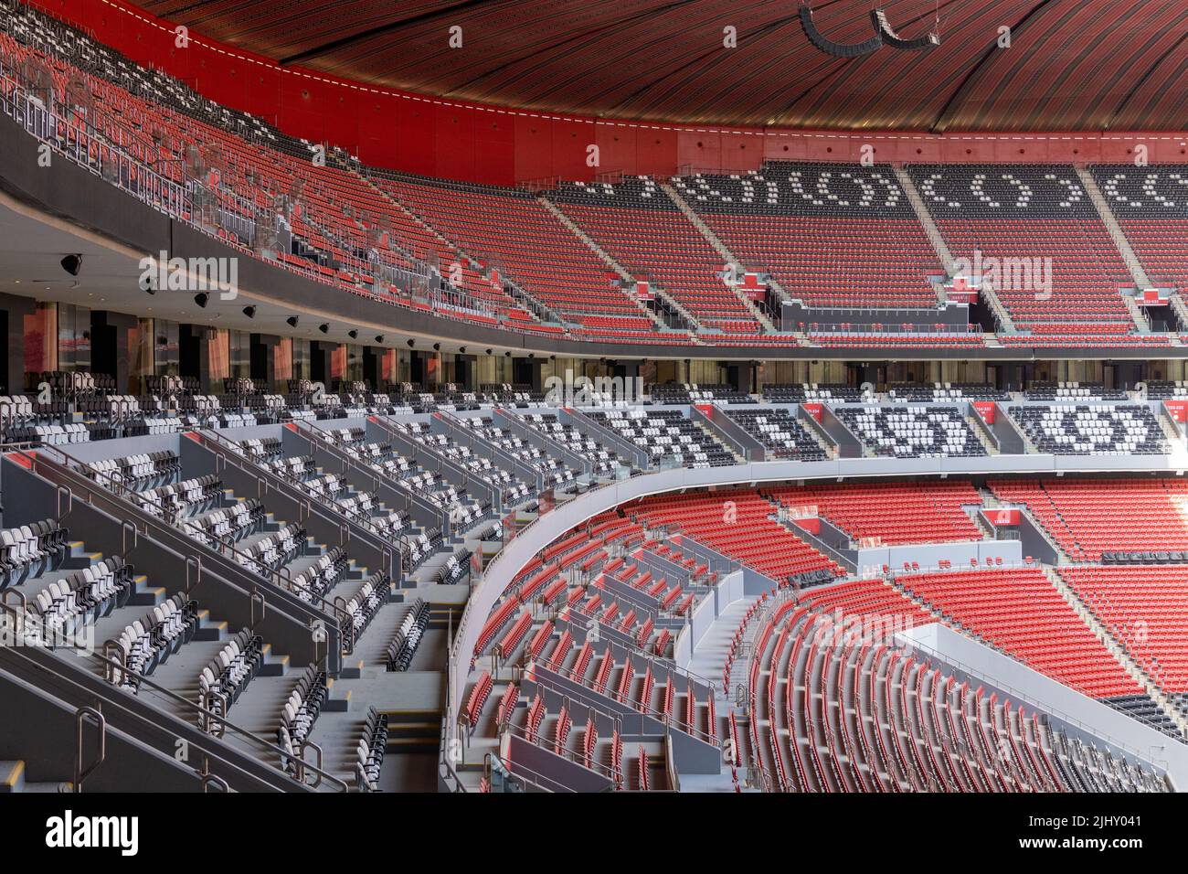 Inside Al Bayt stadium in Al Khor, Qatar, one of the 8 venues for 2022 ...