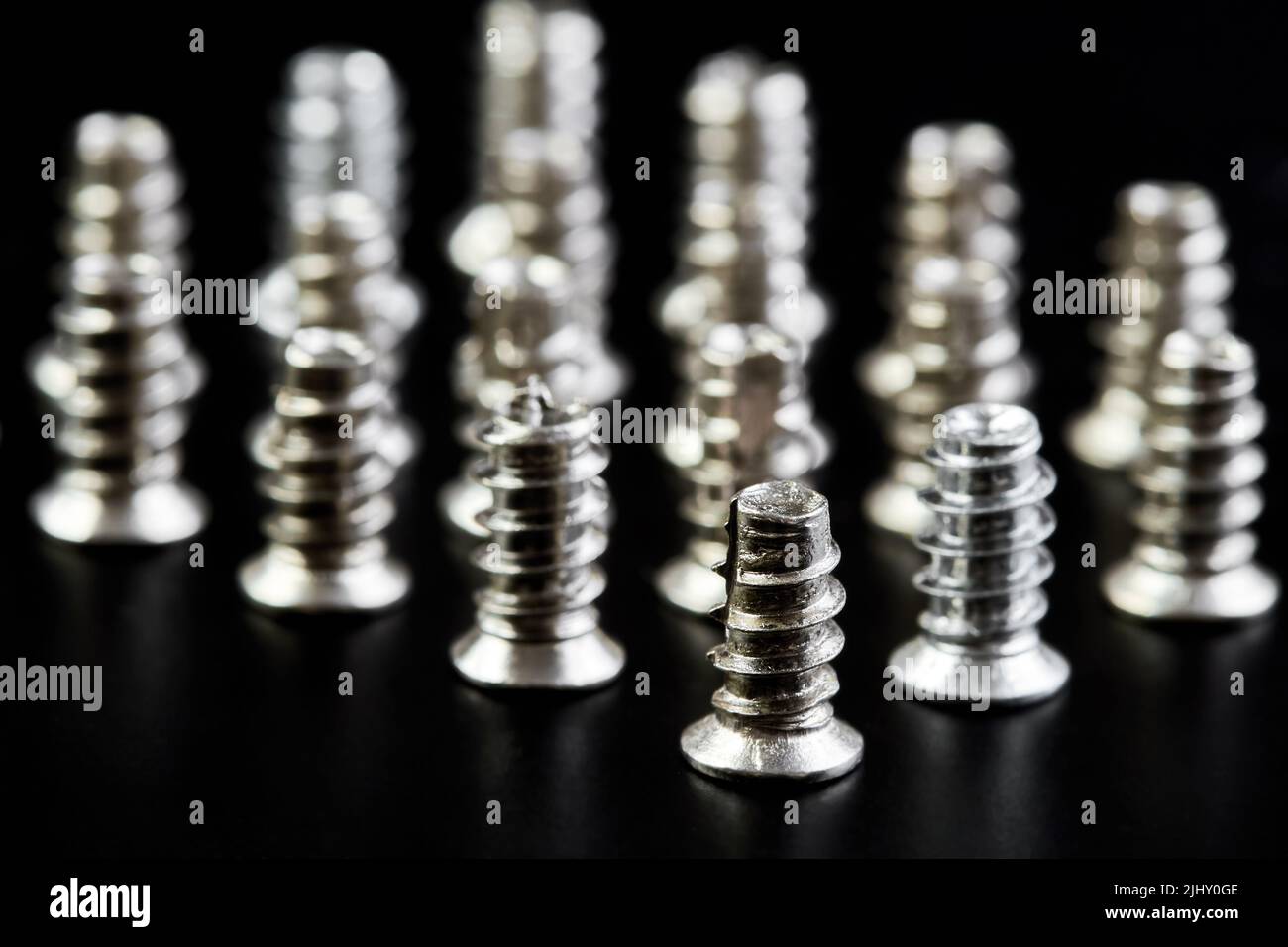 A group of Small bolts for computer equipment and computer assembly on ...
