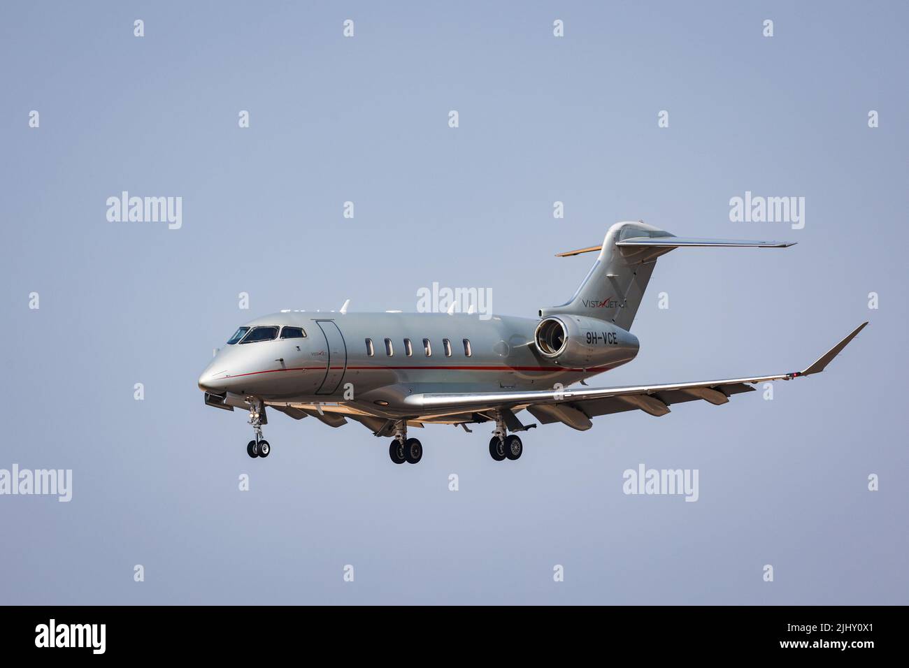 private jet company VistaJet, often used by Ferrari driver LECLERC ...