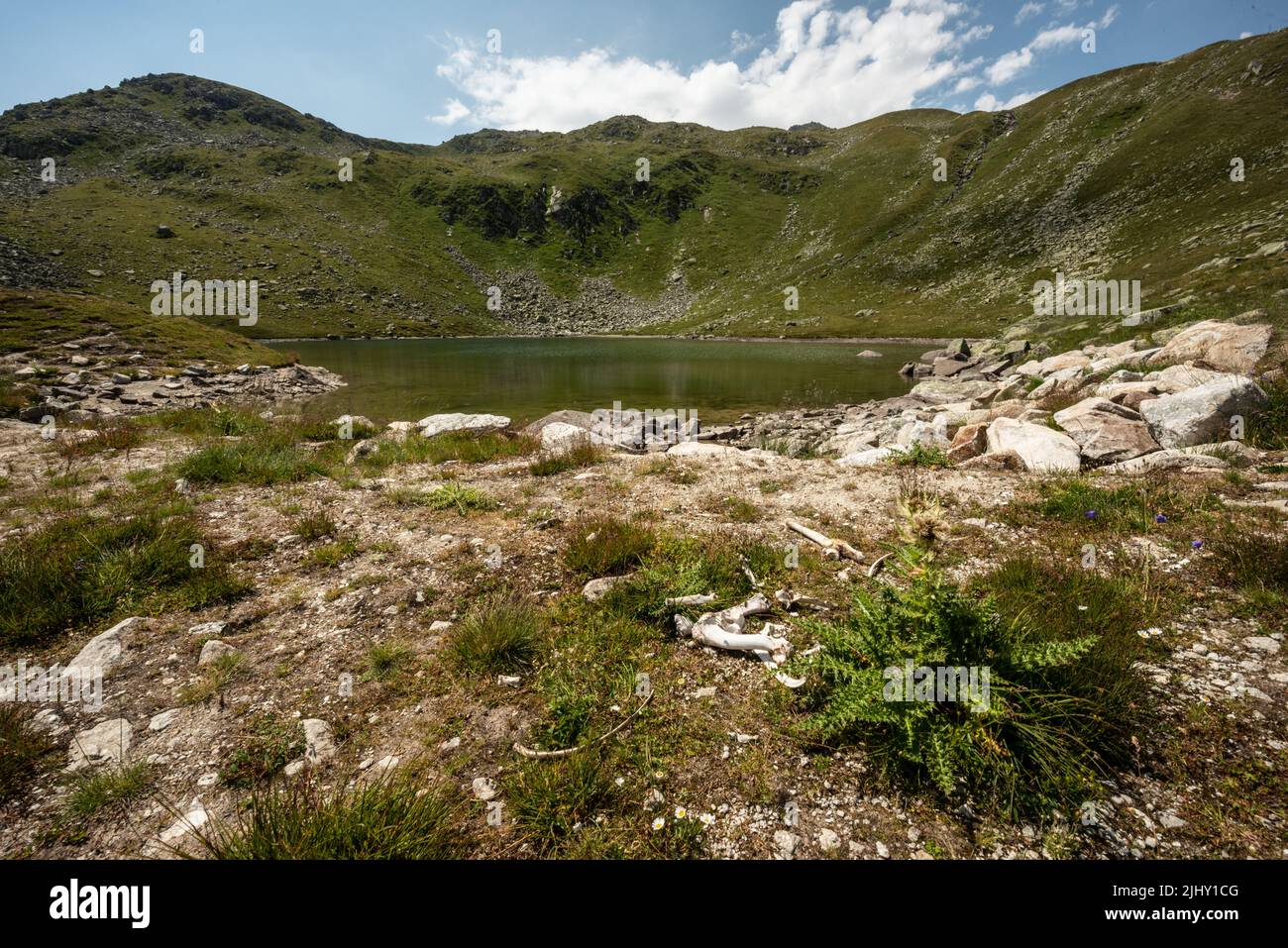 Mountain lake - water system Stock Photo - Alamy