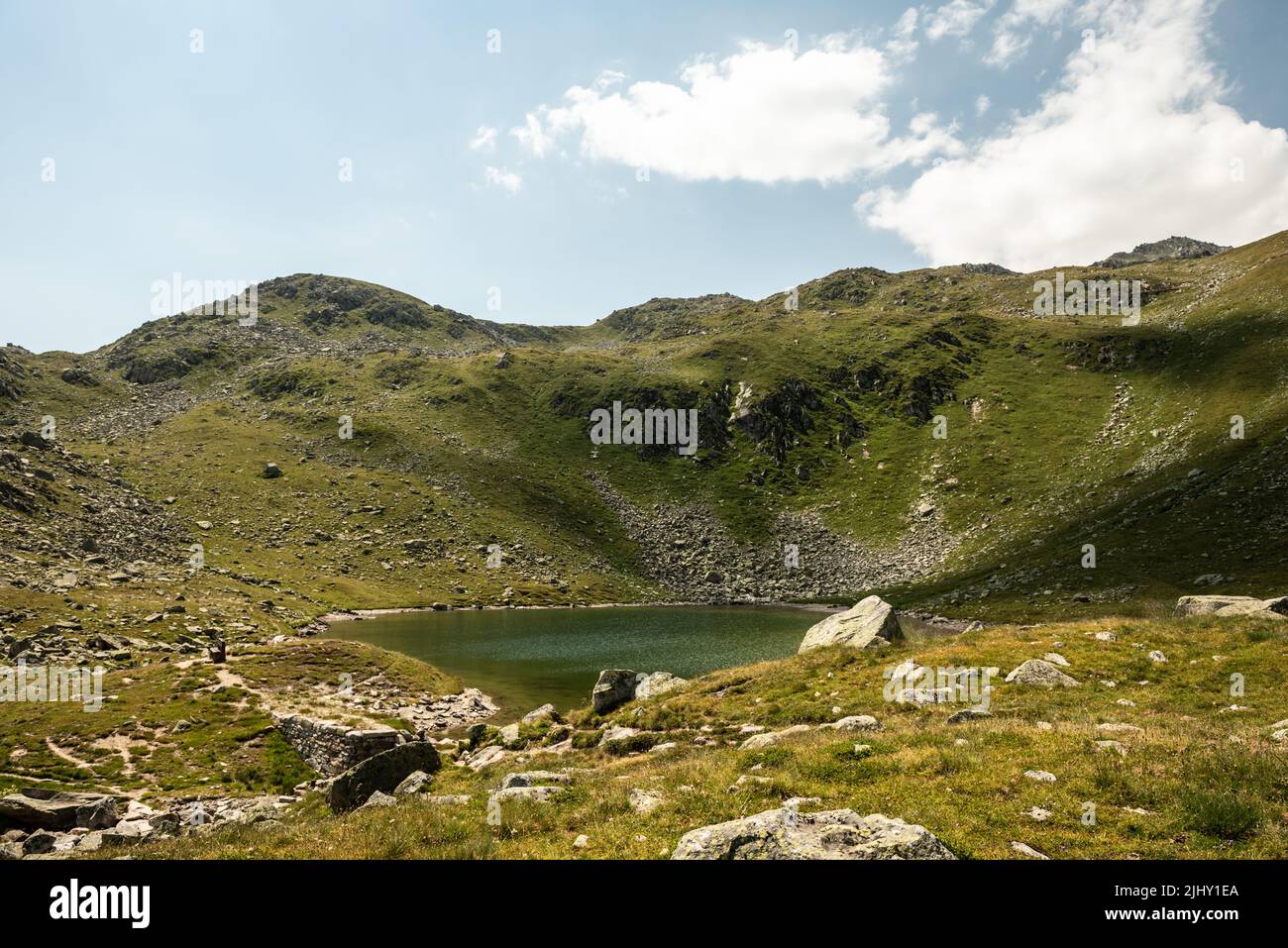 Mountain lake - water system Stock Photo - Alamy
