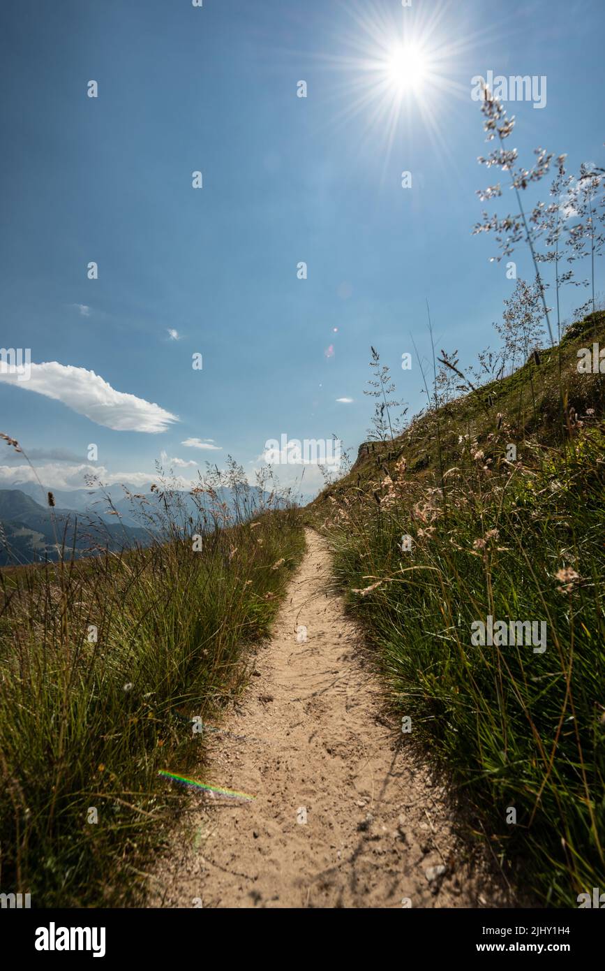 Mountain path - Trail Stock Photo - Alamy