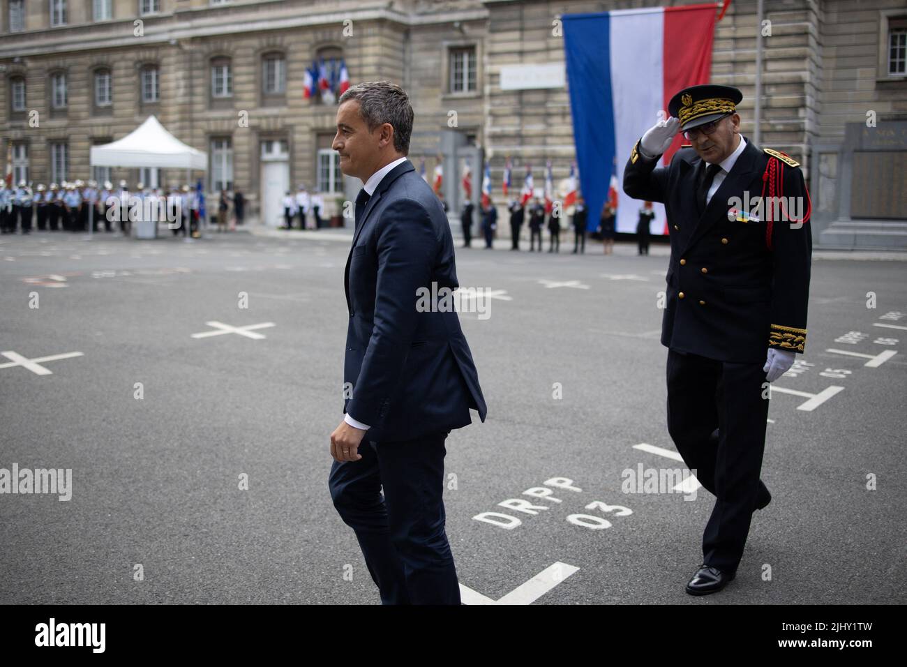 Newly-appointed Paris police prefect Laurent Nunez, and French Interior ...