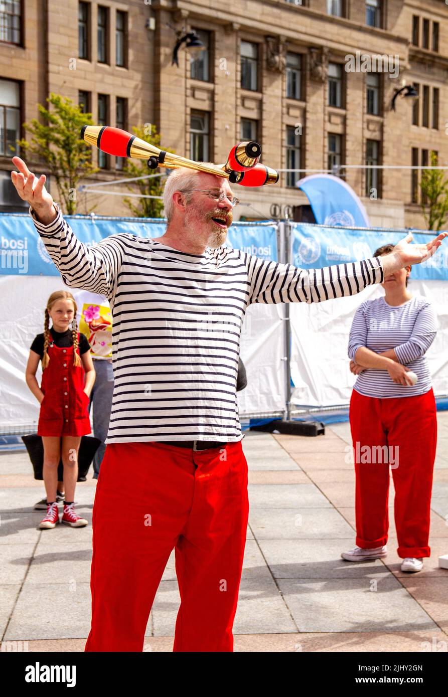 Dundee, Tayside, Scotland, UK. 21st July, 2022. Bash Street Festival ...
