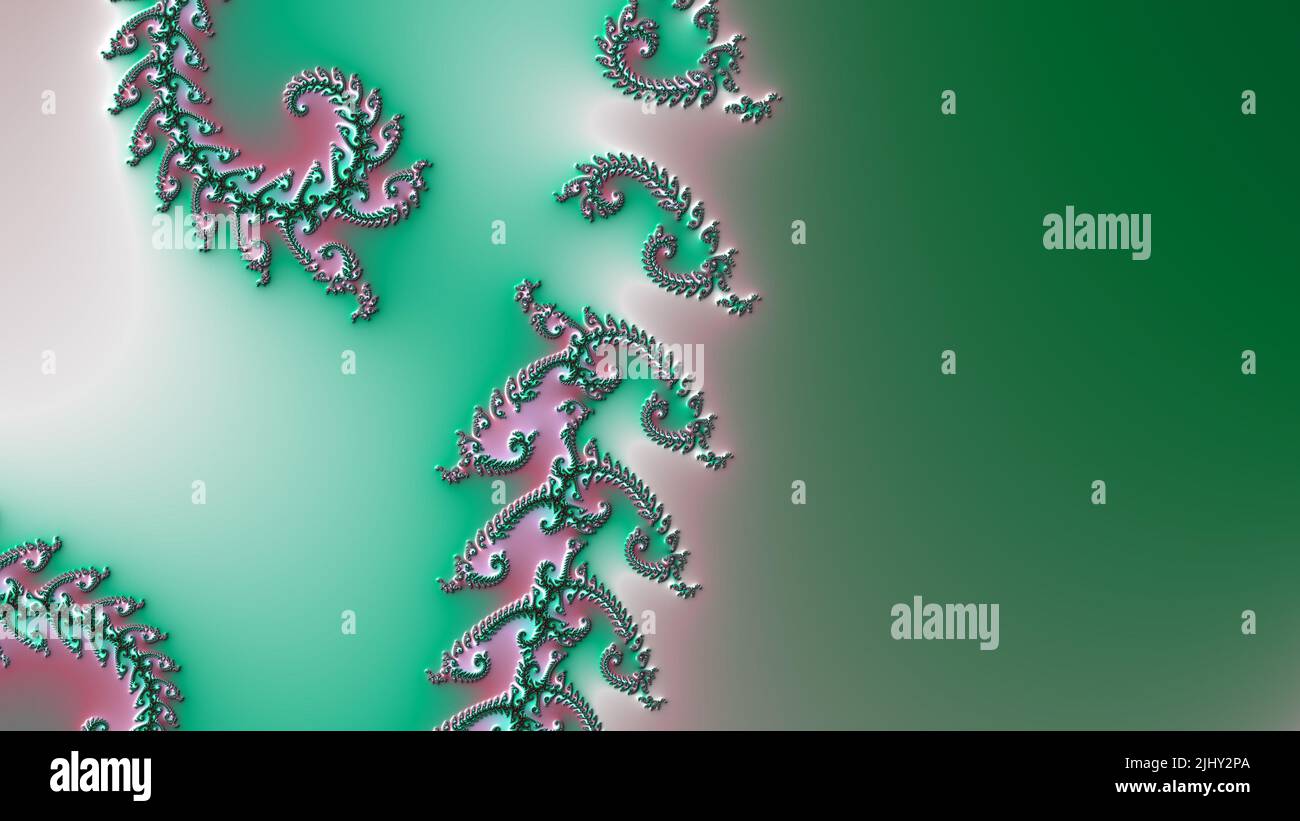 Abstract Computer generated Fractal design. A fractal is a never-ending ...