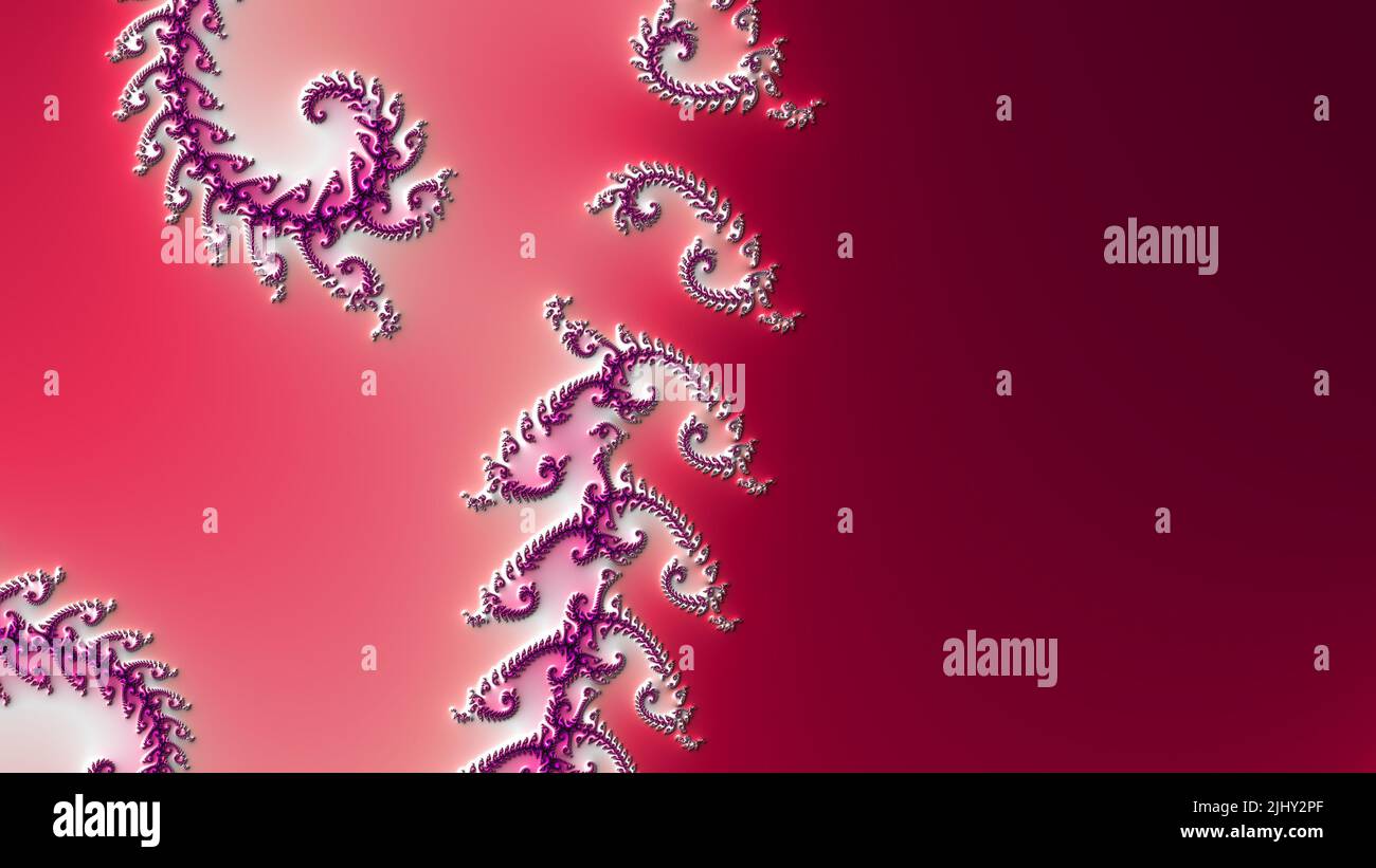 Abstract Computer generated Fractal design. A fractal is a never-ending ...