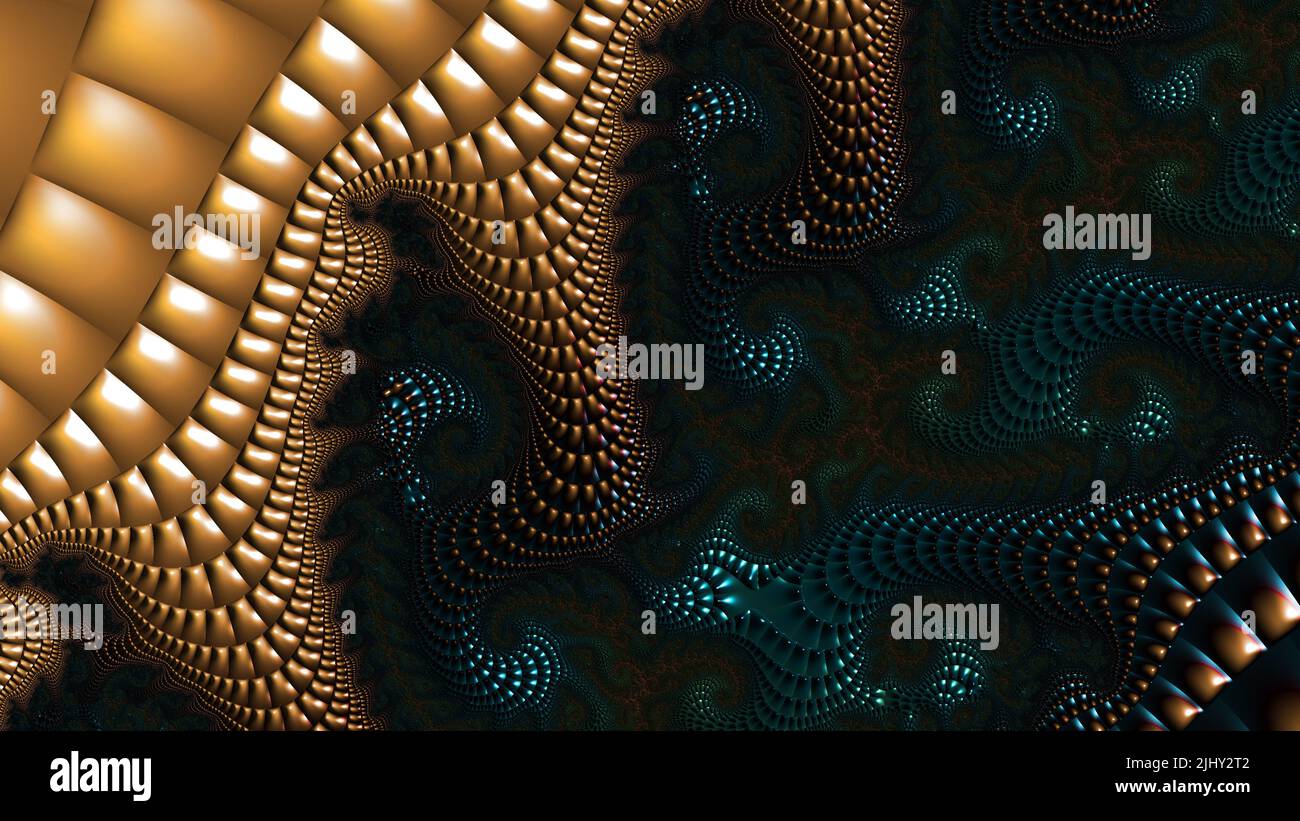 Abstract Computer generated Fractal design. A fractal is a never-ending ...