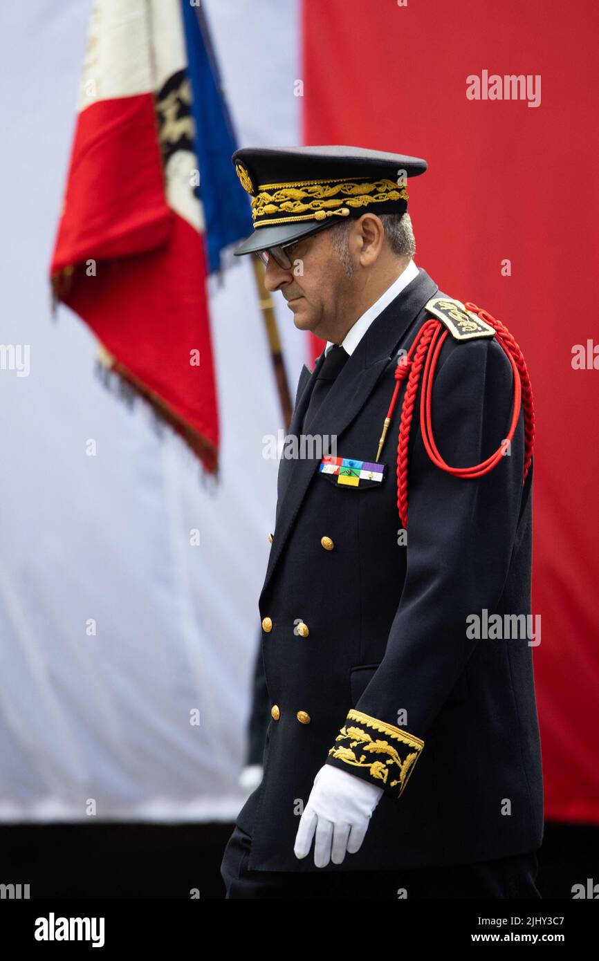 Newly-appointed Paris police prefect Laurent Nunez attend a handover ...