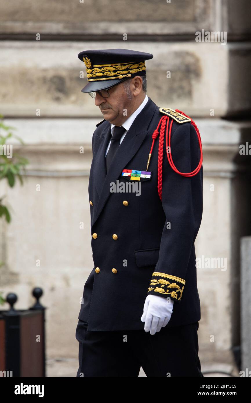 Newly-appointed Paris police prefect Laurent Nunez attend a handover ...