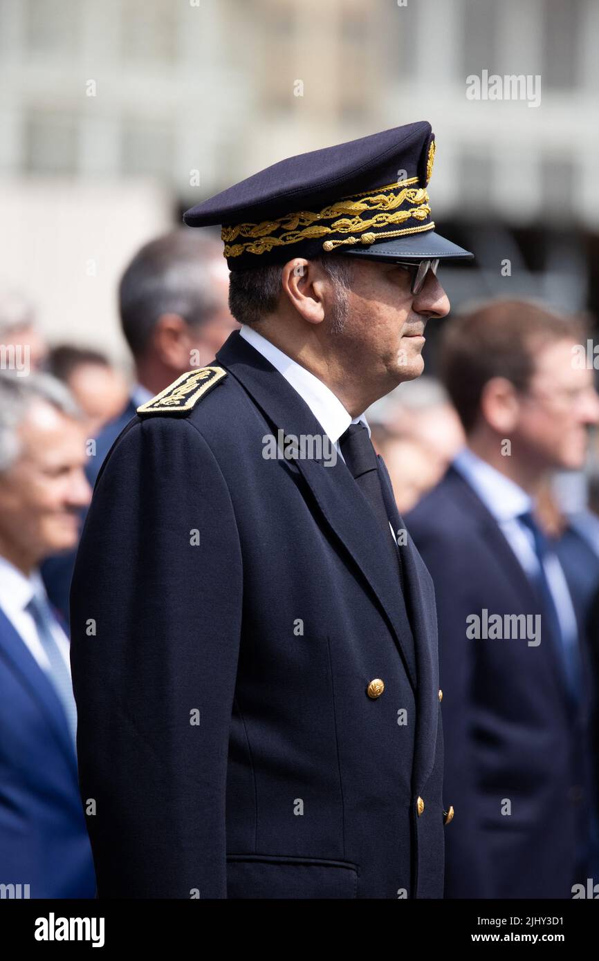 Newly-appointed Paris police prefect Laurent Nunez attend a handover ...