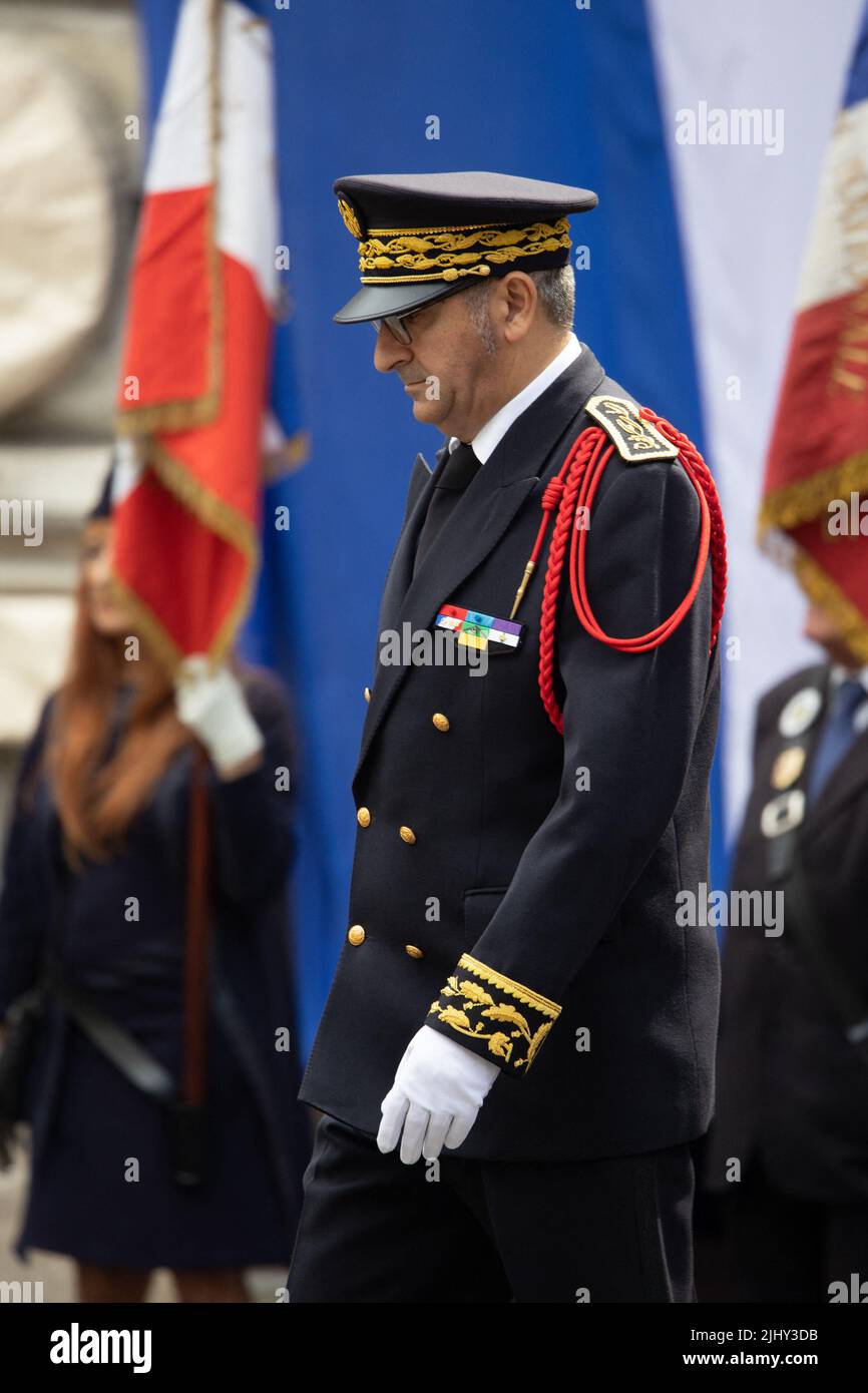 Newly-appointed Paris police prefect Laurent Nunez attend a handover ...