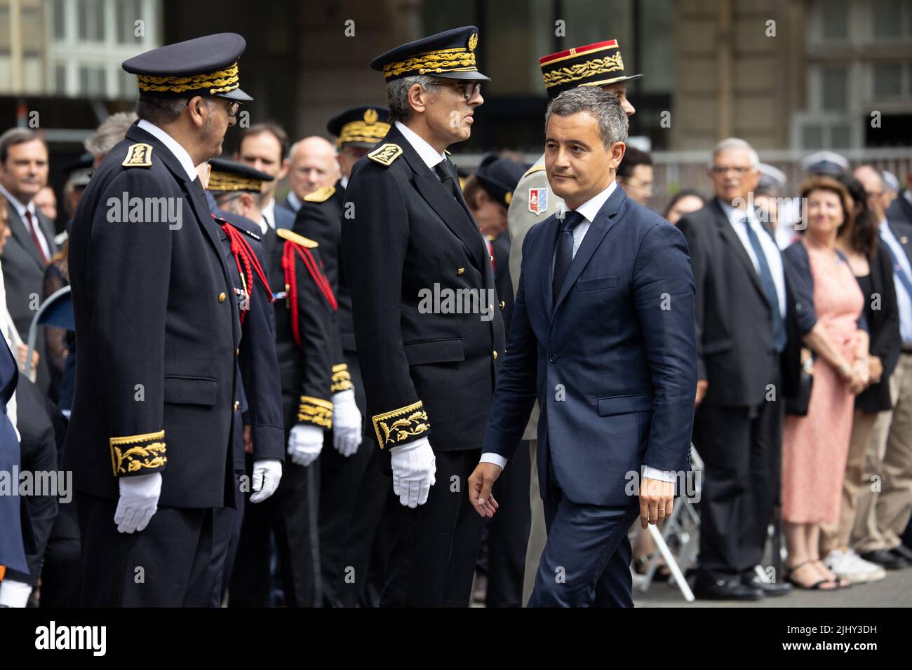 Newly-appointed Paris police prefect Laurent Nunez, and French Interior ...