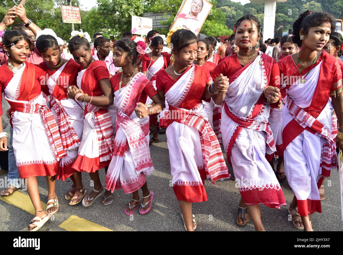 Guwahati, Guwahati, India. 21st July, 2022. Tea Tribes of Assam ...