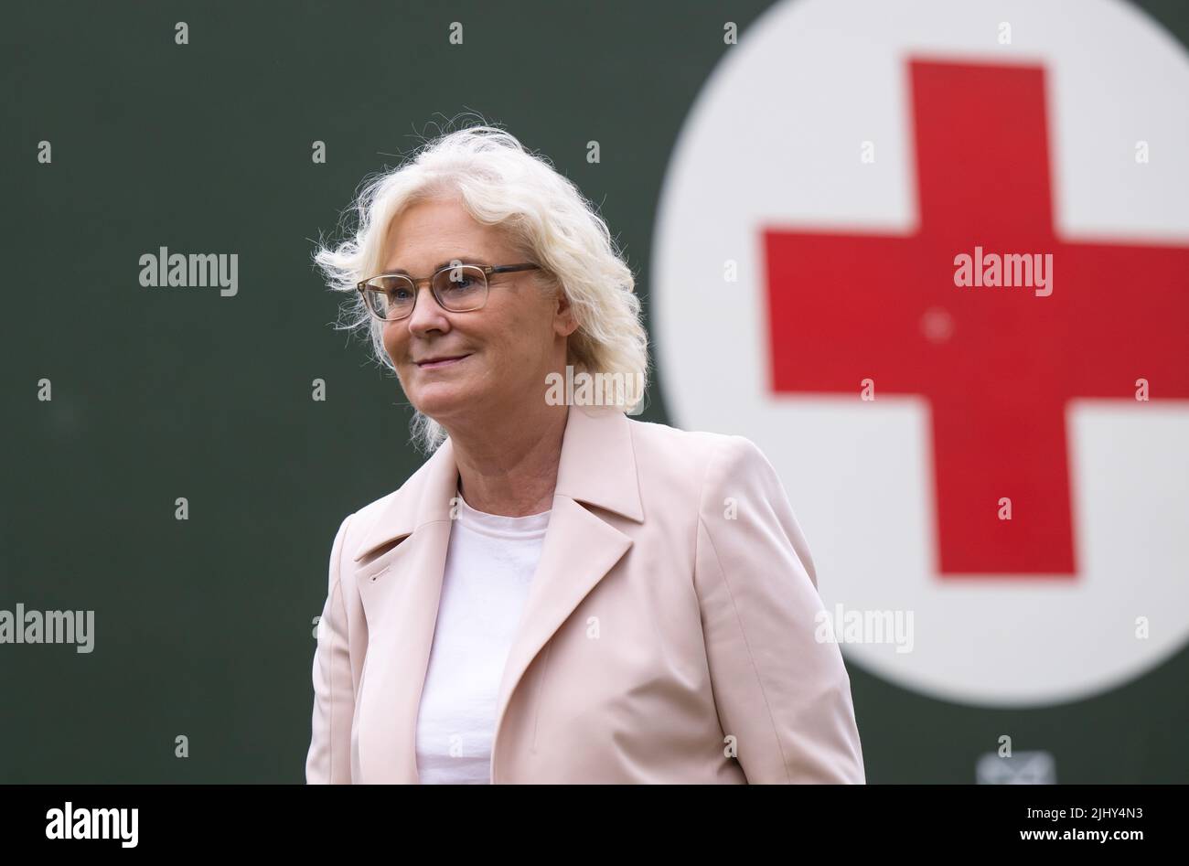 Munich, Germany. 21st July, 2022. Christine Lambrecht (SPD), Federal ...