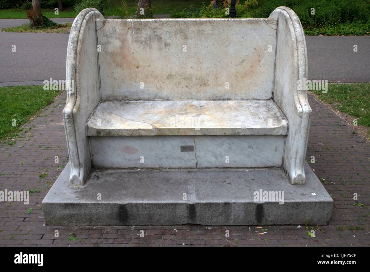 Justus van Maurikbank Bench At The Oosterpark At Amsterdam The ...