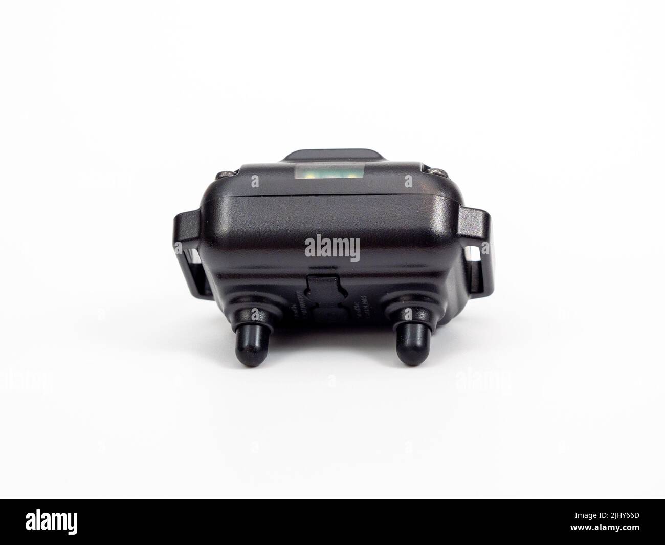 Distance training collar to reduce or stop barking from external shock ...