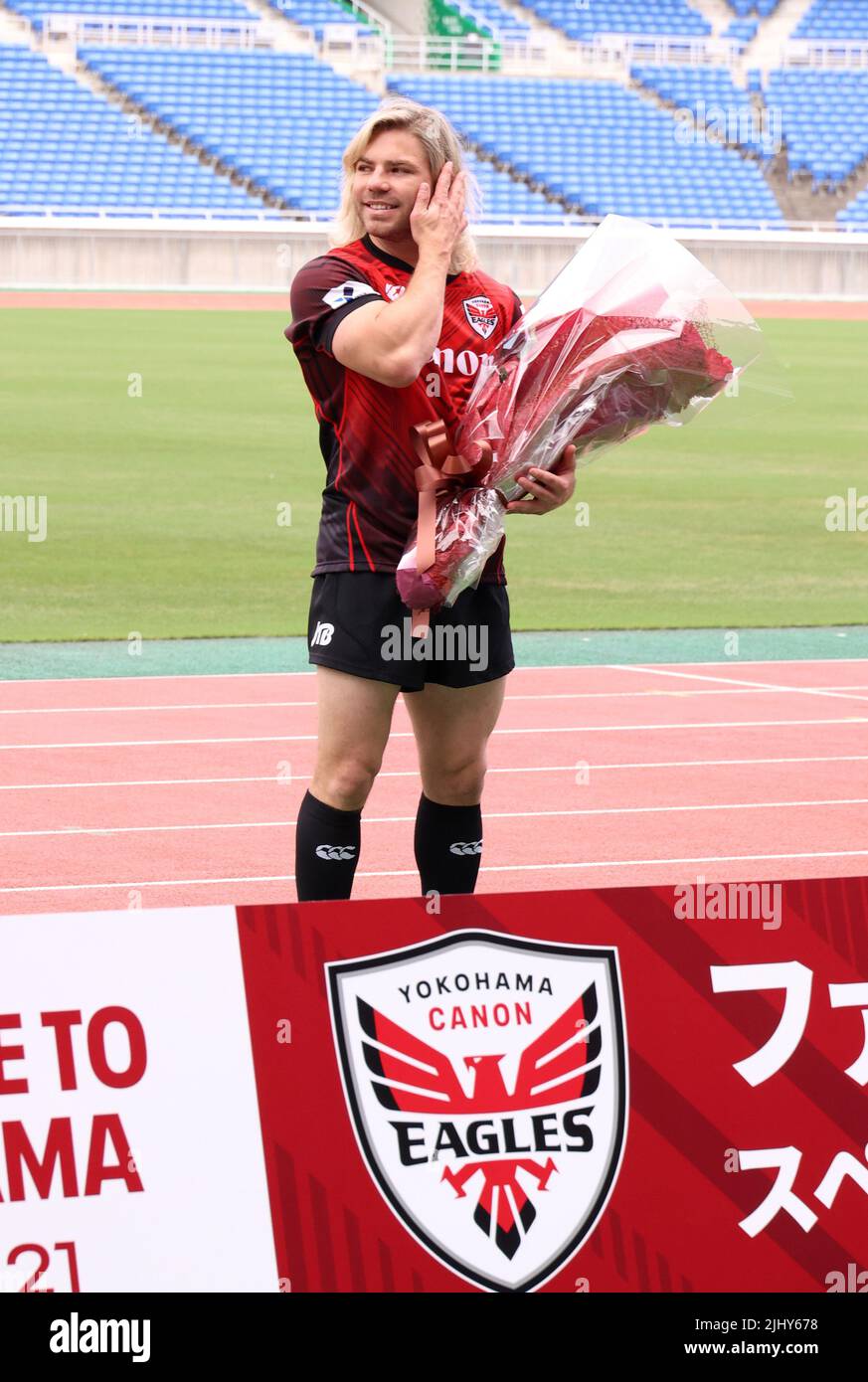 Yokohama, Japan. 21st July, 2022. South Africa's rugby national team ...