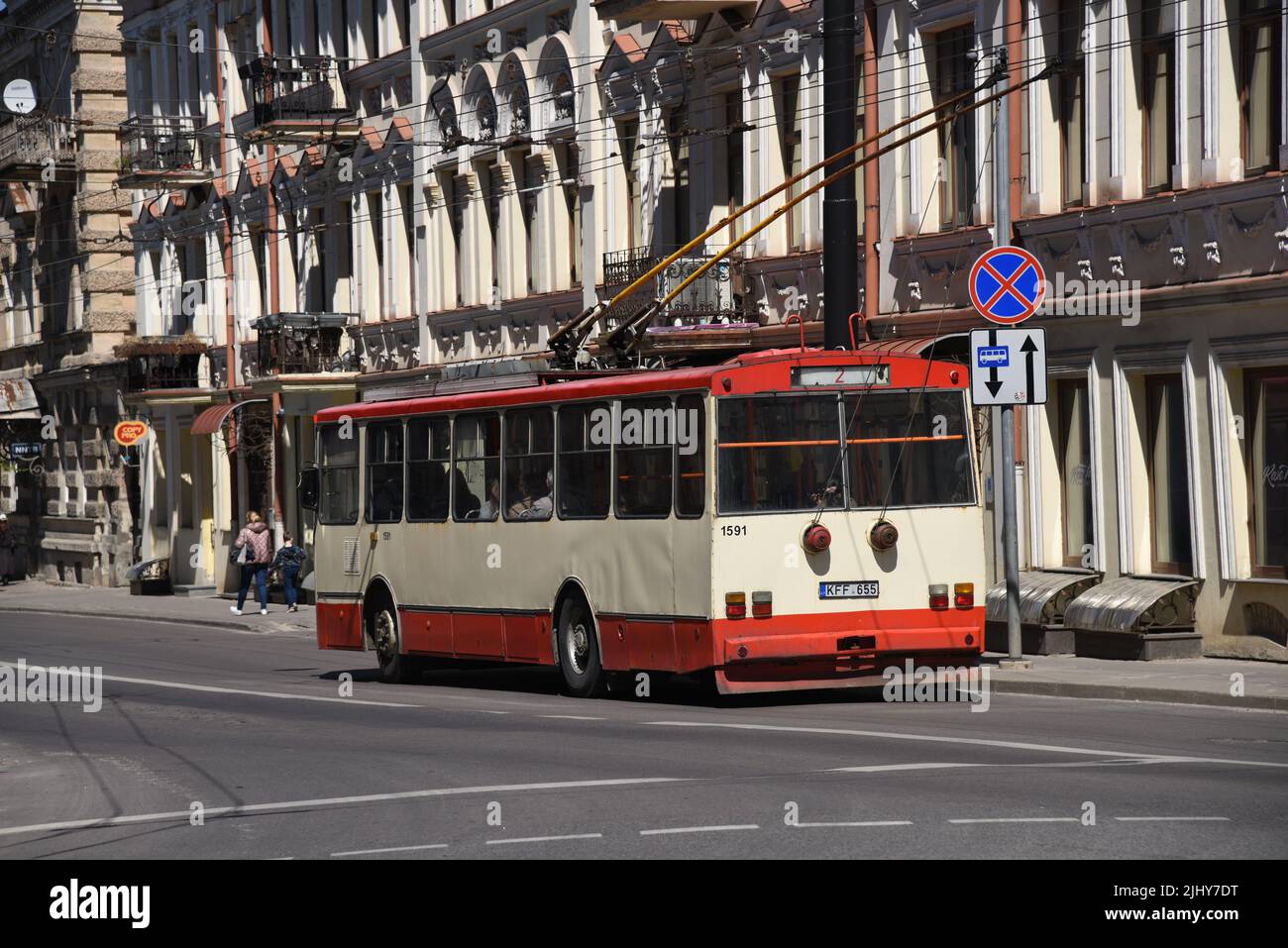 Skoda 14Tr trolleybus Stock Photo - Alamy