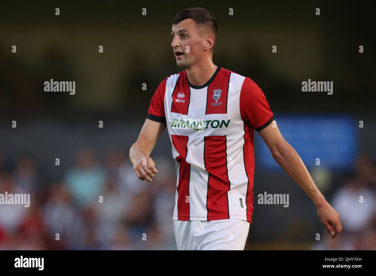 Cleethorpes, England, 19th July 2022. Paudie O'Conner of Lincoln City ...