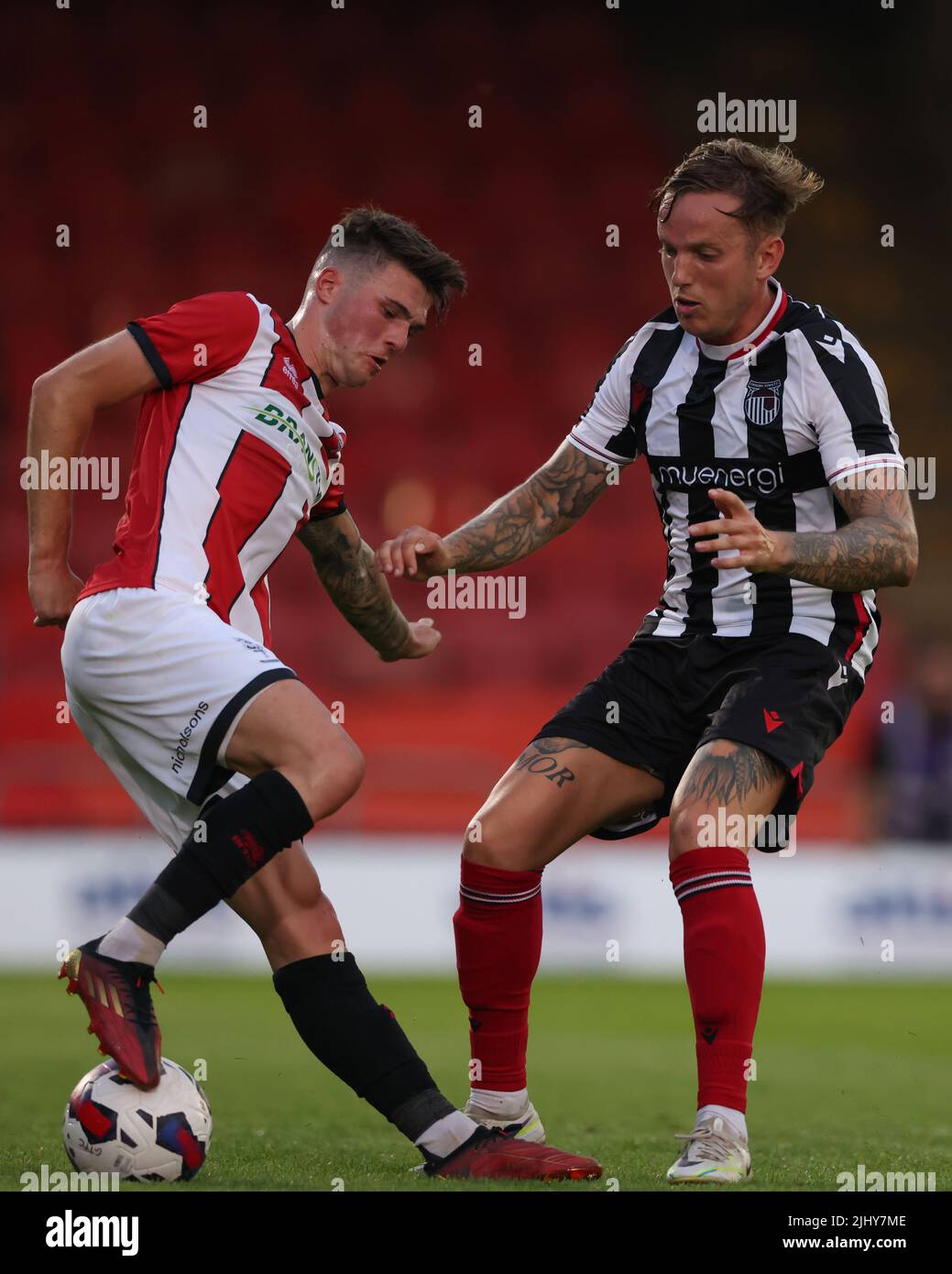Cleethorpes, England, 19th July 2022. Jamie Robson of Lincoln City ...
